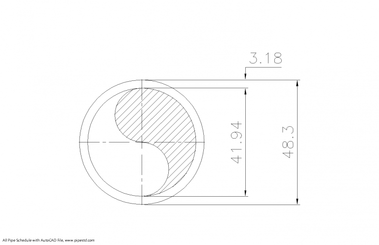 Schedule 30 Pipe 1 1/2 Inch (DN40) Dimensions, Weight & Thickness