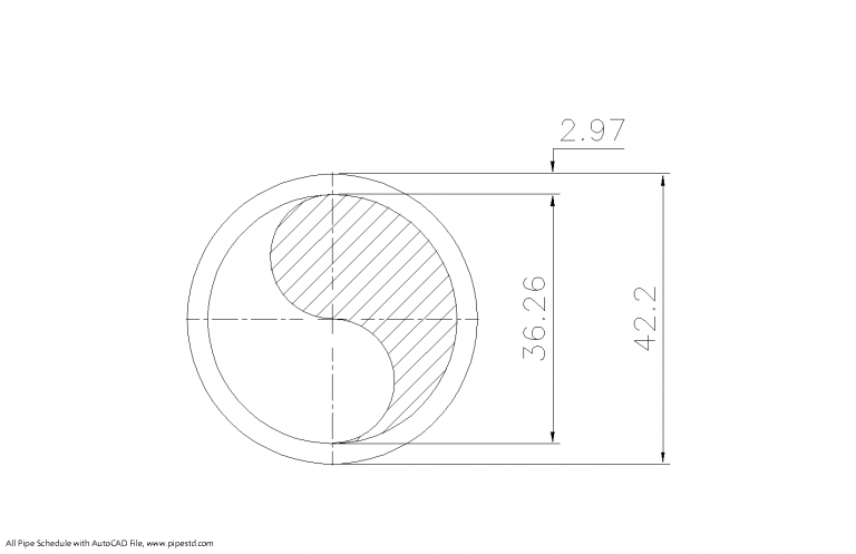 Schedule 30 Pipe 1 1/4 Inch (DN32 mm)