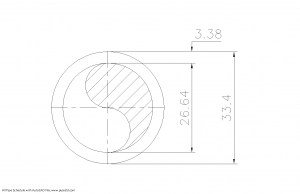 Schedule STD Pipe 1 Inch (DN25) Dimensions, Weight & Thickness