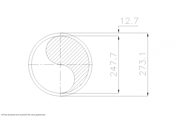 Schedule XS Pipe 10 Inch (DN250 mm) | Pipe Dimension And Piping Information