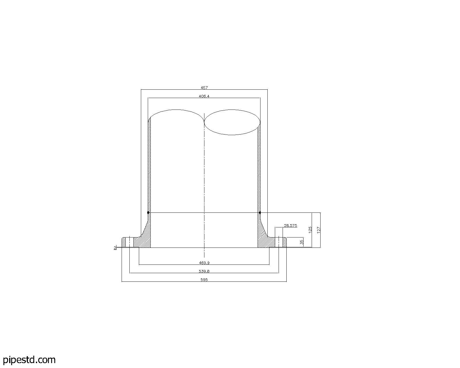 Welding Neck Flange Class 150 16 Inch Pipe Dimension And Piping 3768