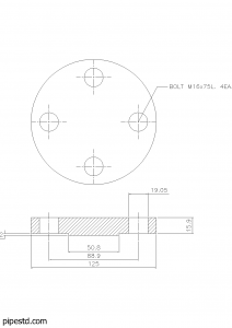 Blind Flange Class 300 | Pipe Dimension And Piping Information
